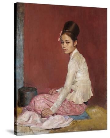 'Burmese Silk' Stretched Canvas Print - Gerald Kelly | AllPosters.com