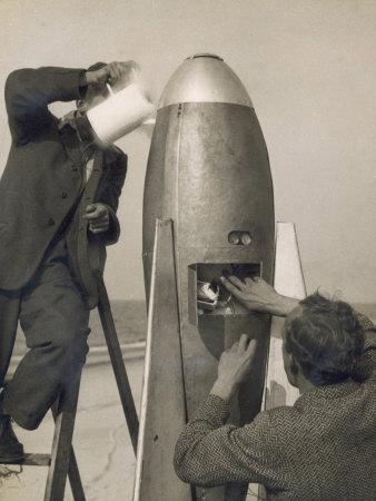 'German Rocket Experiments on a Windswept Spit of Land, Filling the ...