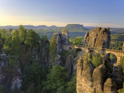 'Germany, Saxony, Dresden, Saxon Switzerland National Park (Sachsische ...