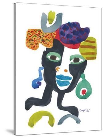 'Visual Figure - Gaze' Stretched Canvas Print - Gerry Baptist ...