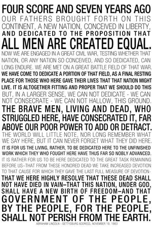 'Gettysburg Address Text' Prints | AllPosters.com