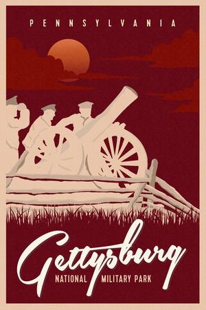 'Gettysburg National Military Park, Pennsylvania - Soldiers & Cannons ...