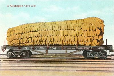 'Giant Corn Cob on Flatbed, Washington' Posters | AllPosters.com