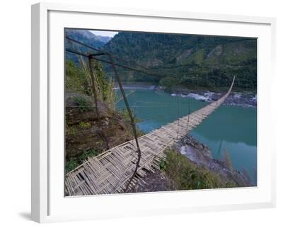 'Giant Hanging Bridge Above the Siang River, Arunachal Pradesh ...