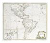 'North and South America, 1792' Premium Giclee Print - Gilles Robert De ...