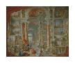 'Picture Gallery with Views of Modern Rome, 1757' Premium Giclee Print ...