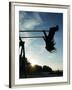 'Girl Playing High on Swings at Sunset on Vosu Beach, Located in ...