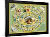 'Giuoco Dell'oca (Game of the Goose) Vintage Italian Game Board Poster ...