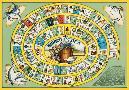 Giuoco Dell'oca (Game of the Goose) Vintage Italian Game Board Poster ...