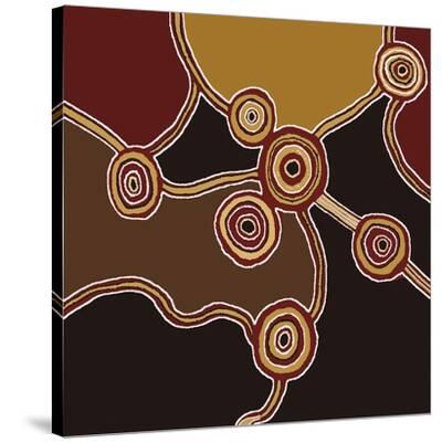 'Global Pattern - Connect' Stretched Canvas Print - Mark Chandon ...
