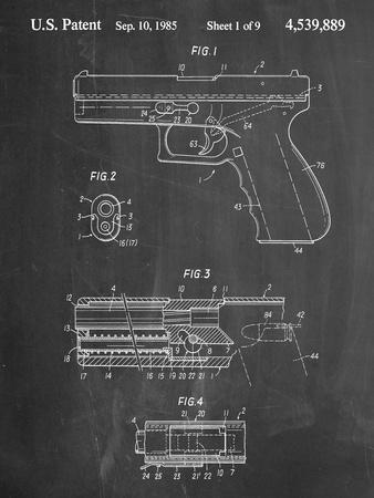 'Glock Pistol Patent' Art | AllPosters.com