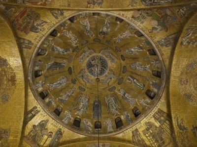 'Glorification of Jesus Christ Apostles. Dome of the Ascension, 10th c ...