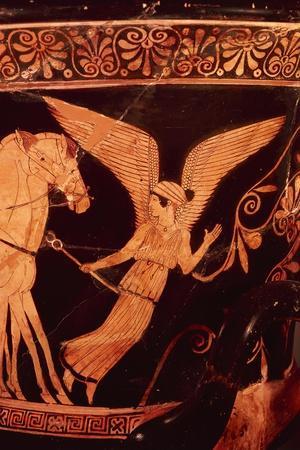 'Goddess Iris, Personification of Rainbow, Detail from Crater, Red ...