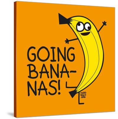 'Going Bananas!' Stretched Canvas Print - Todd Goldman | AllPosters.com