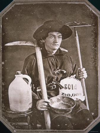 'Gold Rush Prospector, 1849' Photographic Print | AllPosters.com