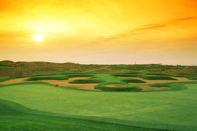 'Golf Course at Dusk, Harborside International Golf Center, Chicago ...