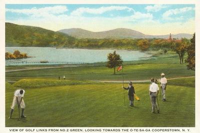 'Golf Course, Cooperstown, New York' Print | AllPosters.com