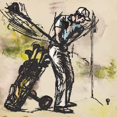 'Golf Swing' Print - KUCO | AllPosters.com