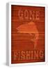 'Gone Fishing Sign Art Poster Print' Posters | AllPosters.com