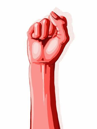 'Color Block Fist I' Prints - Grace Popp | AllPosters.com