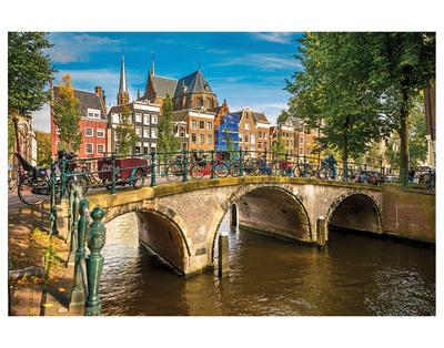 'Gracht Canal Bridge Amsterdam' Posters | AllPosters.com