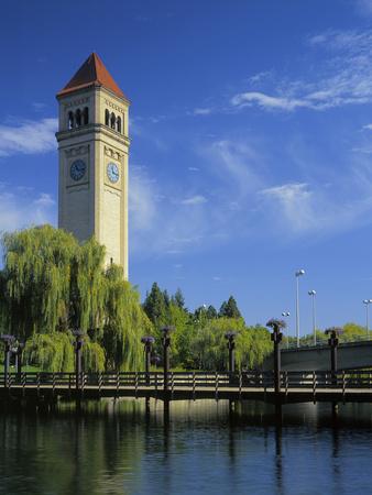 'Great Northern Clock Tower, Riverfront Park, Spokane, Washington, USA ...