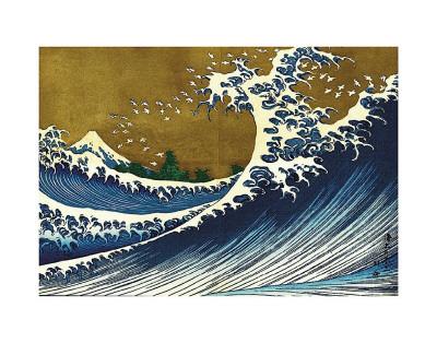 'Great Wave (from 100 views of Mt. Fuji)' Prints - Katsushika Hokusai ...