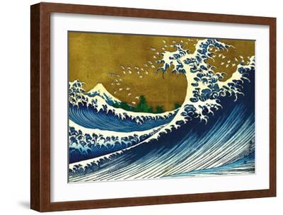 'Great Wave (from 100 views of Mt. Fuji)' Posters - Katsushika Hokusai ...