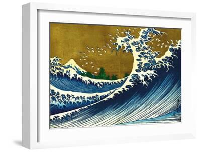 'Great Wave (from 100 views of Mt. Fuji)' Posters - Katsushika Hokusai ...