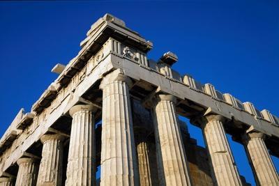 View of a Corner of the Parthenon, 5Th Century BC (Photography) Giclee ...