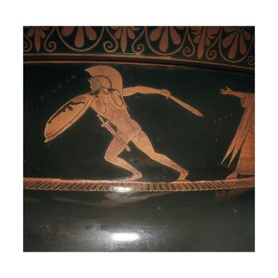 'Greek vase showing Memnon fighting Achilles. Artist: Unknown' Giclee ...