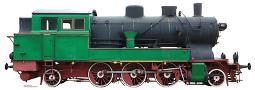 Green and Red Steam Locomotive Cardboard Cutout Cardboard Cutouts ...