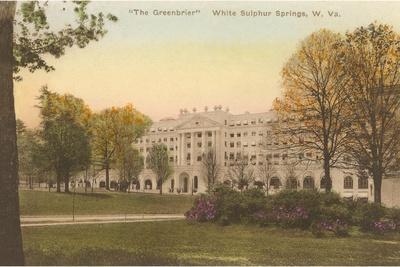 'Greenbrier Hotel, White Sulphur Springs, West Virginia' Posters ...
