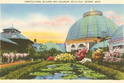 'Greenhouse, Belle Isle, Detroit, Michigan' Prints | AllPosters.com