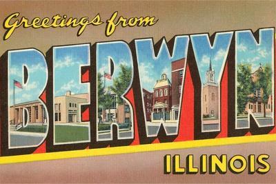 'Greetings from Berwyn, Illinois' Prints | AllPosters.com