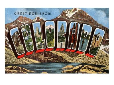 'Greetings from Colorado' Poster | AllPosters.com