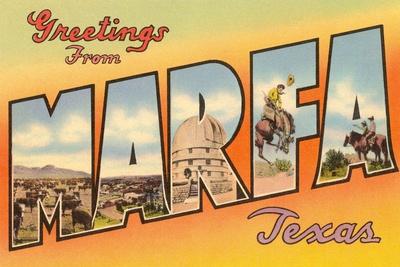 'Greetings from Marfa, Texas' Prints | AllPosters.com