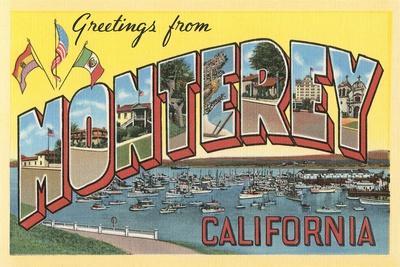 Greetings from Monterey, California Prints | AllPosters.com