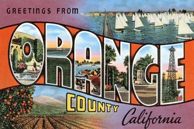 'Greetings from Orange County, California' Posters | AllPosters.com