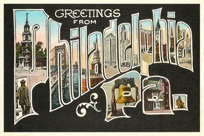 'Greetings from Philadelphia, Pennsylvania' Poster | AllPosters.com