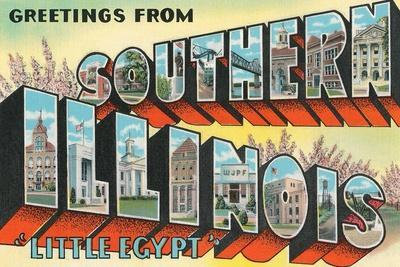 'Greetings from Southern Illinois, Little Egypt' Prints | AllPosters.com