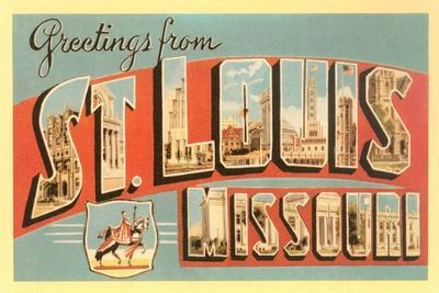 'Greetings from St. Louis, Missouri' Prints | AllPosters.com