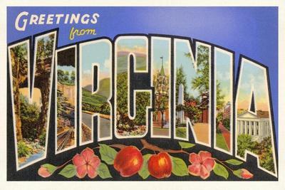 'Greetings from Virginia' Posters | AllPosters.com