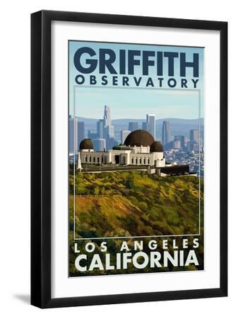 'Griffith Observatory Day Scene - Los Angeles, California' Poster ...