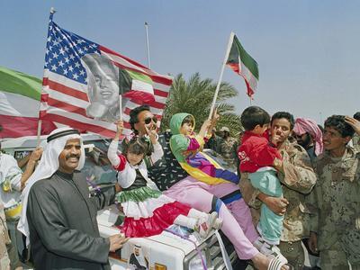 'Gulf War Kuwait Liberation' Photographic Print - J. Scott Applewhite ...