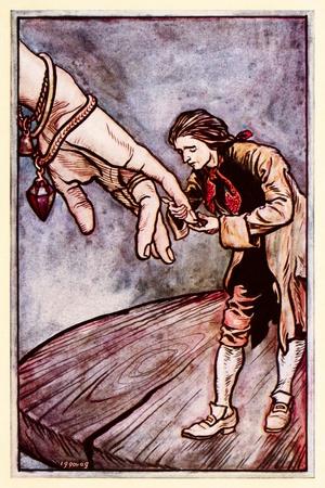 'Gulliver Kisses the Queen of Brobdingnagia's Hand' from 'Part Ii: A ...