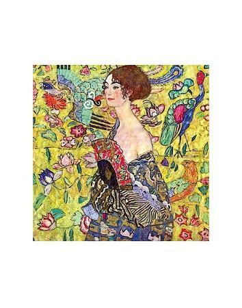 'Lady with Fan' Prints - Gustav Klimt | AllPosters.com