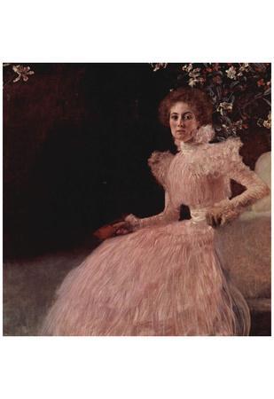 'Gustav Klimt (Portrait of Sonja Knips) Art Poster Print' Posters ...