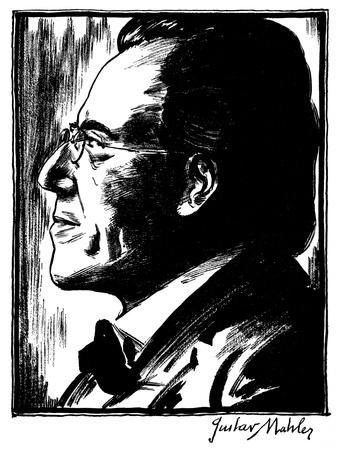 'Gustav Mahler (1860-1911)' Giclee Print - Samuel Nisenson | AllPosters.com