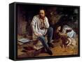 Portrait of Pierre Joseph Proudhon (1809-1865) with His Children in ...